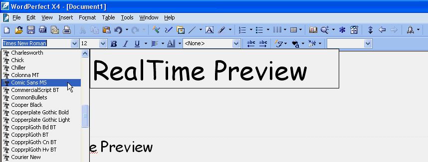 Changing default font in word perfect - bettaes Changing default font in word perfect - bettaes